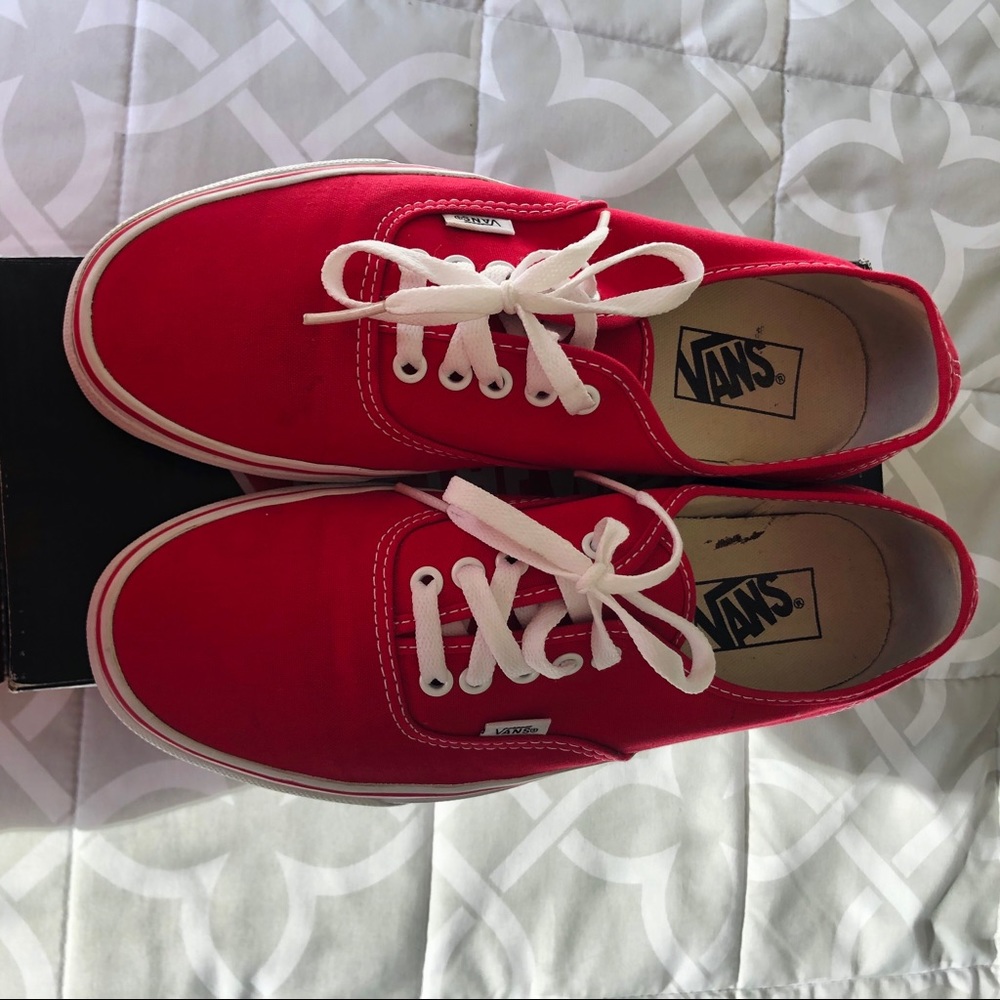 Red Authentic Vans Original - Gem